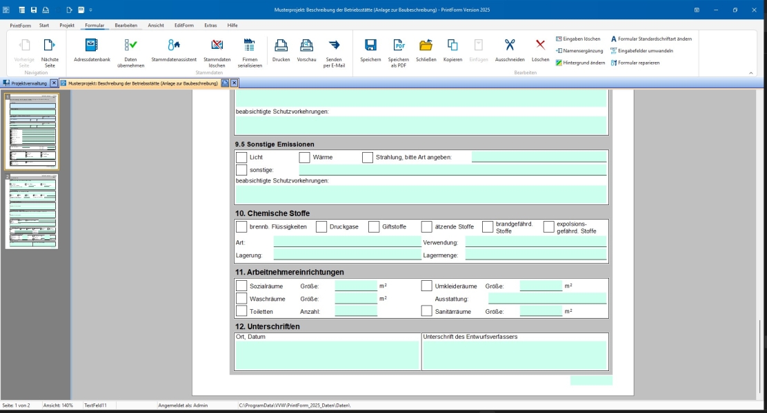 PrintForm - Formularsoftware | Shop | Weise Software GmbH